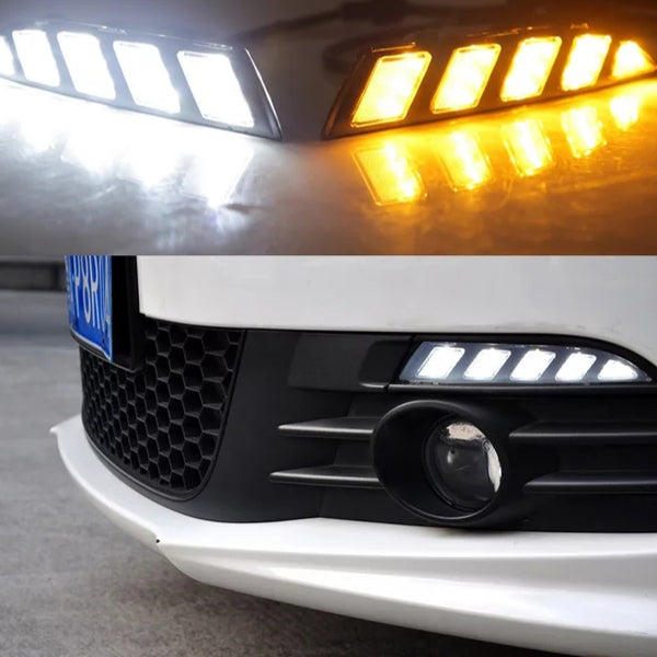 Volkswagen Scirocco R Car Flashing 2Pcs LED Daytime Running Light